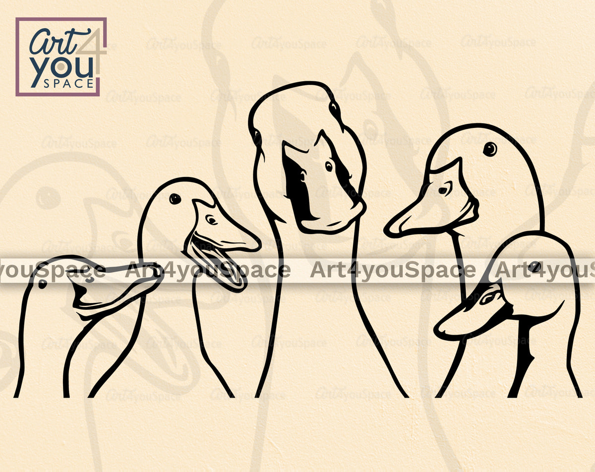 Buy Duck SVG, DXF, PNG – Art4youSpace
