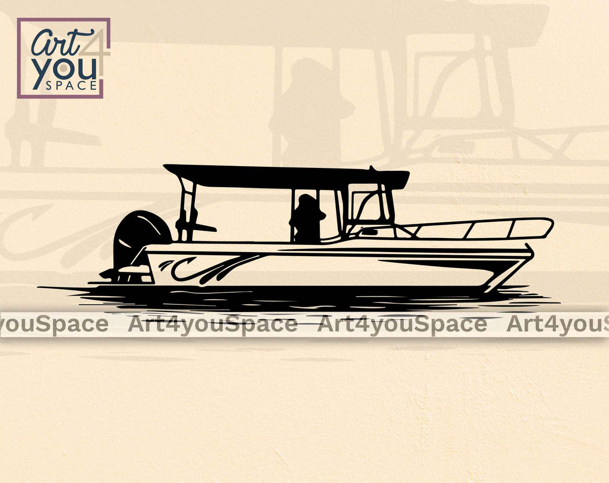 Buy Fishing Boat SVG, DXF, PNG – Art4youSpace