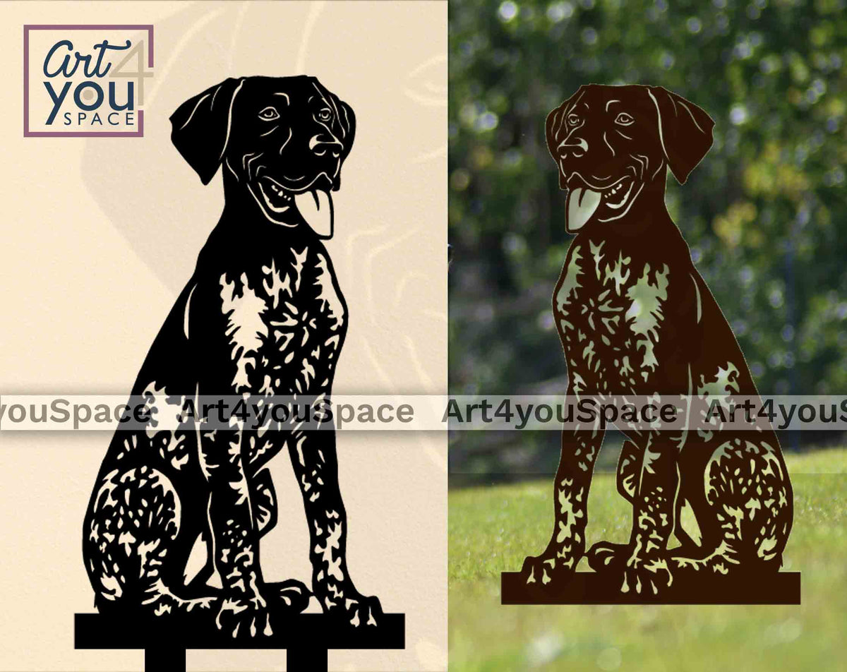 Buy GSP German Shorthaired Pointer SVG, DXF, PNG – Art4youSpace