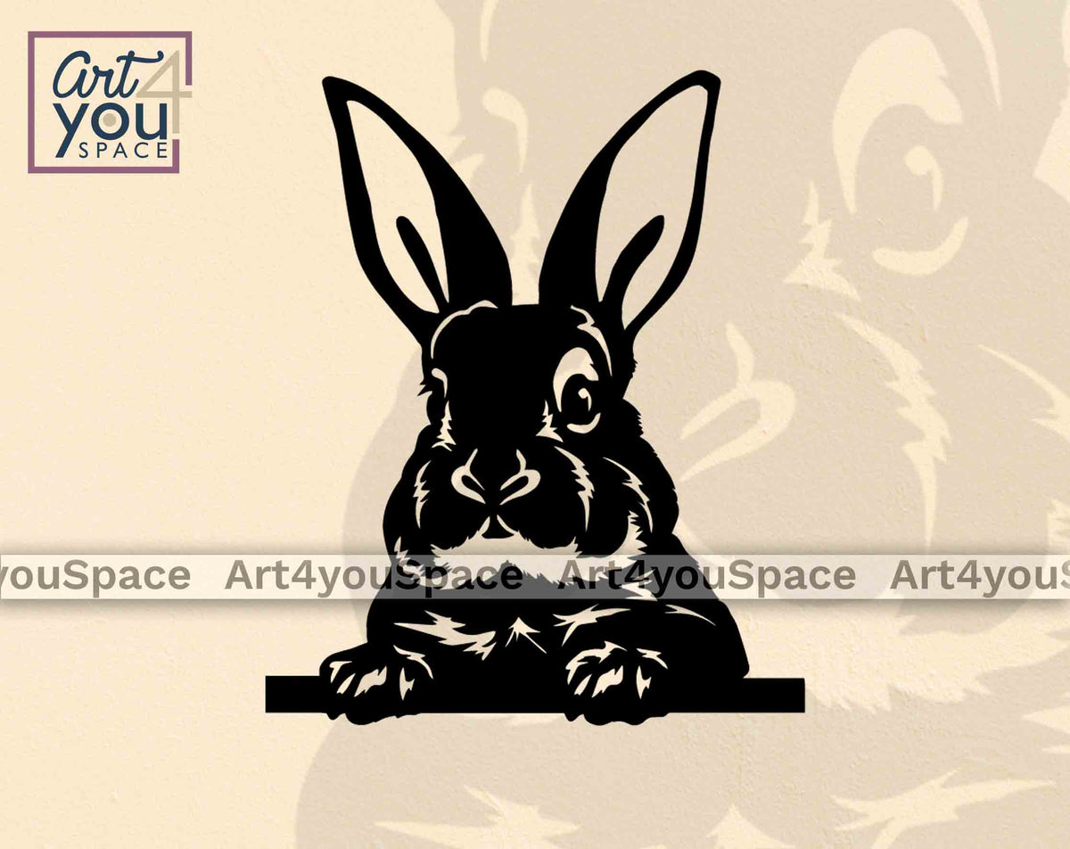 Buy Peeking Bunnies SVG, DXF, PNG – Art4youSpace