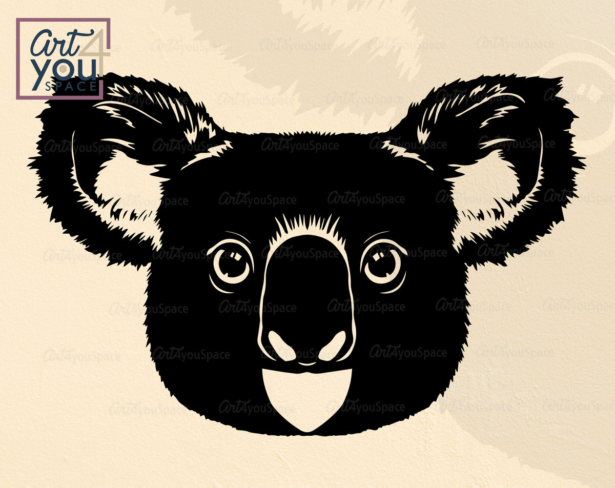 Buy Koala SVG, DXF, PNG – Art4youSpace