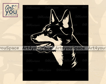 Buy Australian Kelpie SVG, DXF, PNG – Art4youSpace