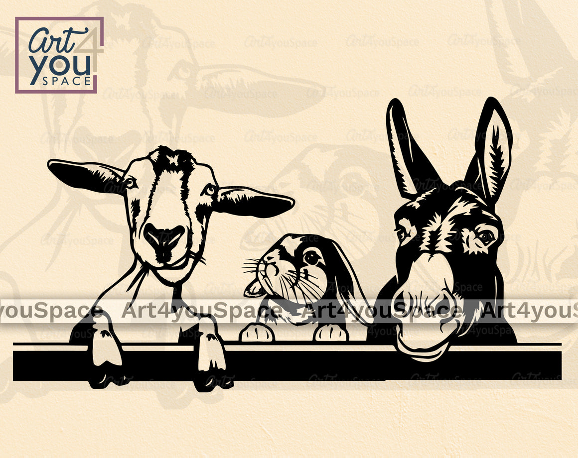 Buy Lion Head Bunny SVG, DXF, PNG – Art4youSpace