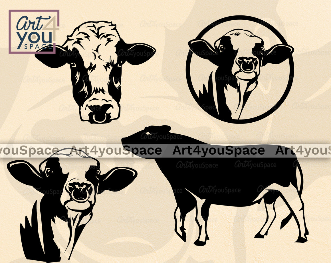 Buy Angus Bull SVG, DXF, PNG – Art4youSpace