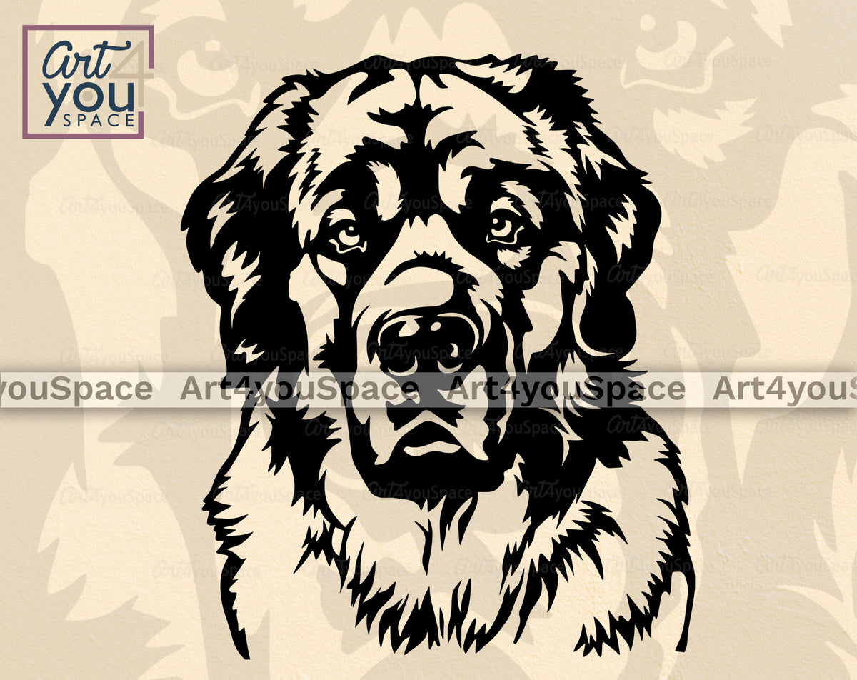 Buy Leonberger Dog SVG, DXF, PNG – Art4youSpace