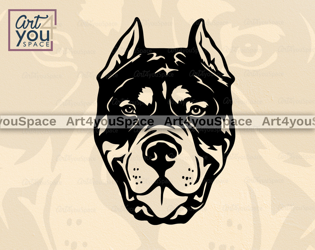 Buy American Bully Dog SVG, DXF, PNG – Art4youSpace