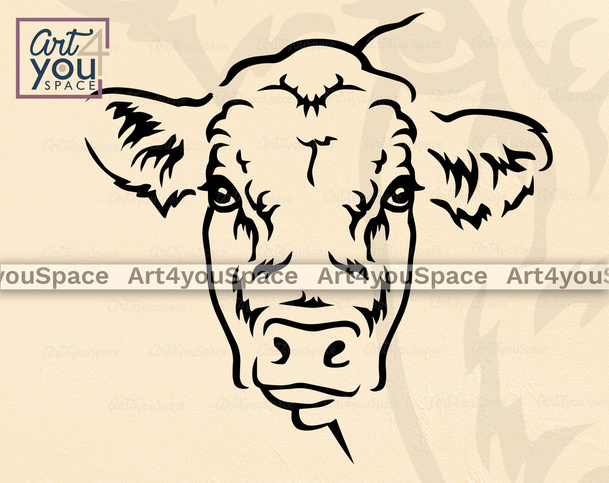 Buy Angus Bull SVG, DXF, PNG – Art4youSpace