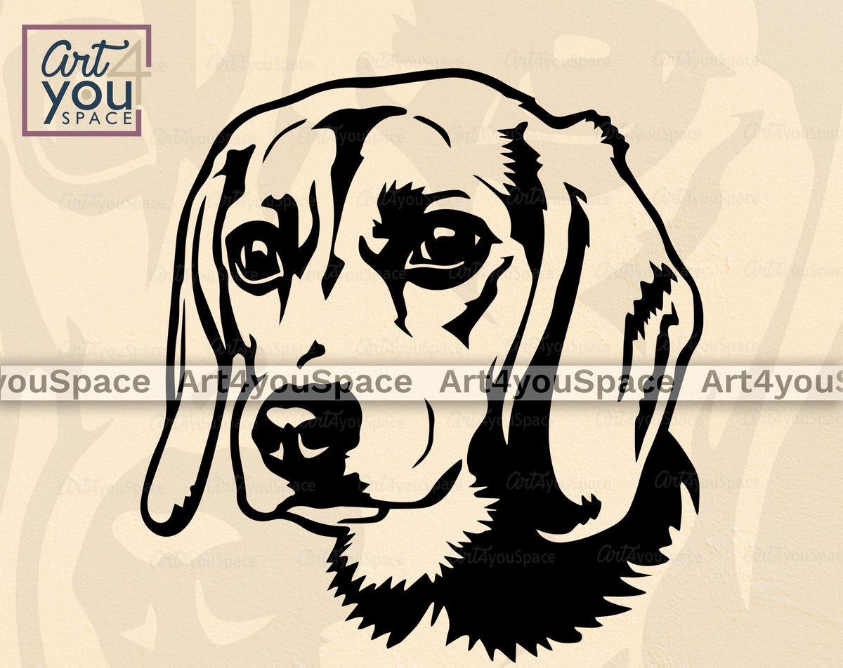 Buy Beagle SVG, DXF, PNG – Art4youSpace