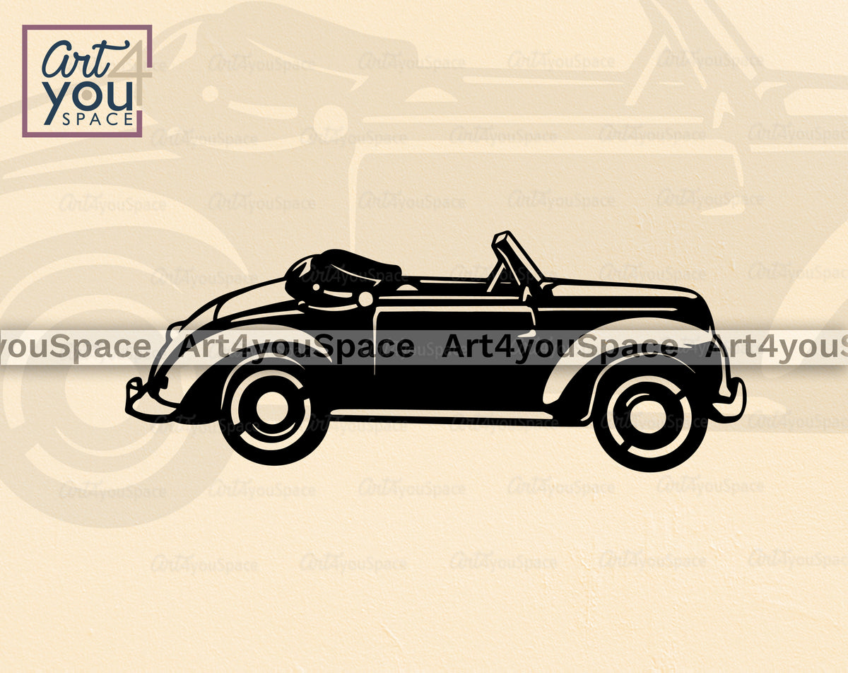 Buy Old Car SVG, DXF, PNG – Art4youSpace