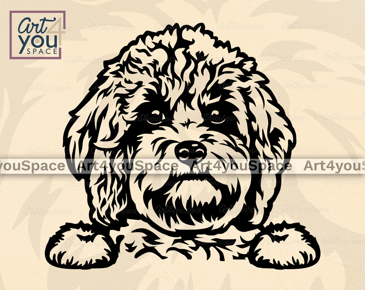 Buy Cavapoo SVG, DXF, PNG – Art4youSpace
