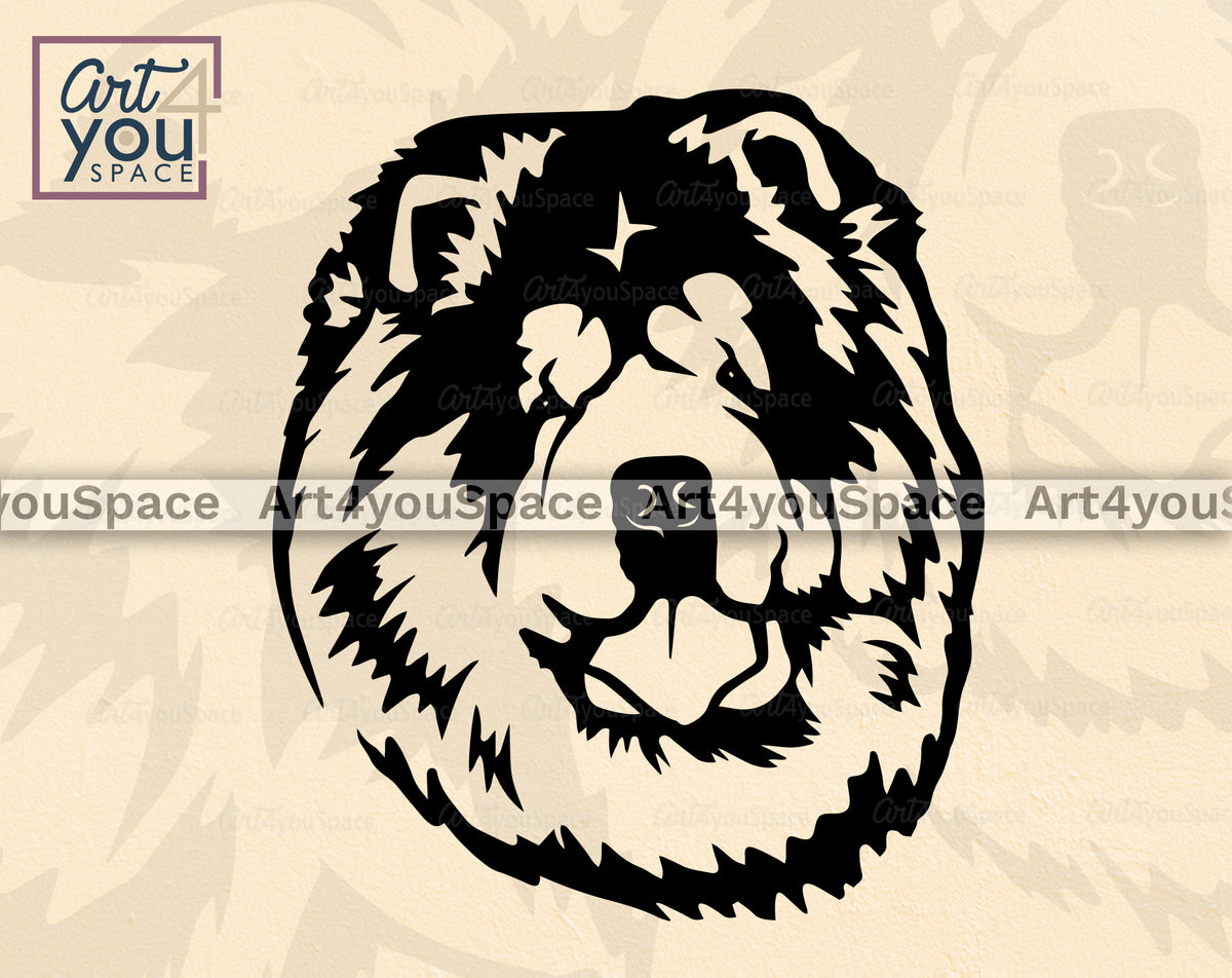 Buy Chow Chow SVG, DXF, PNG – Art4youSpace