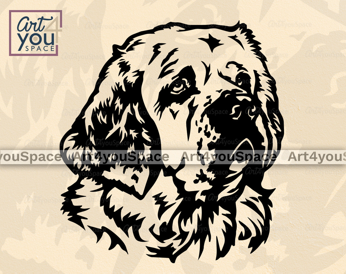 Buy Clumber Spaniel SVG, DXF, PNG – Art4youSpace