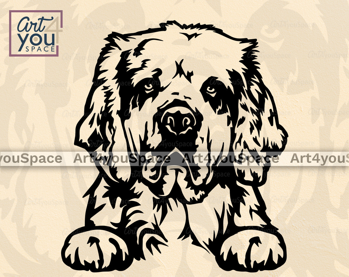 Buy Clumber Spaniel Paws SVG, DXF, PNG – Art4youSpace