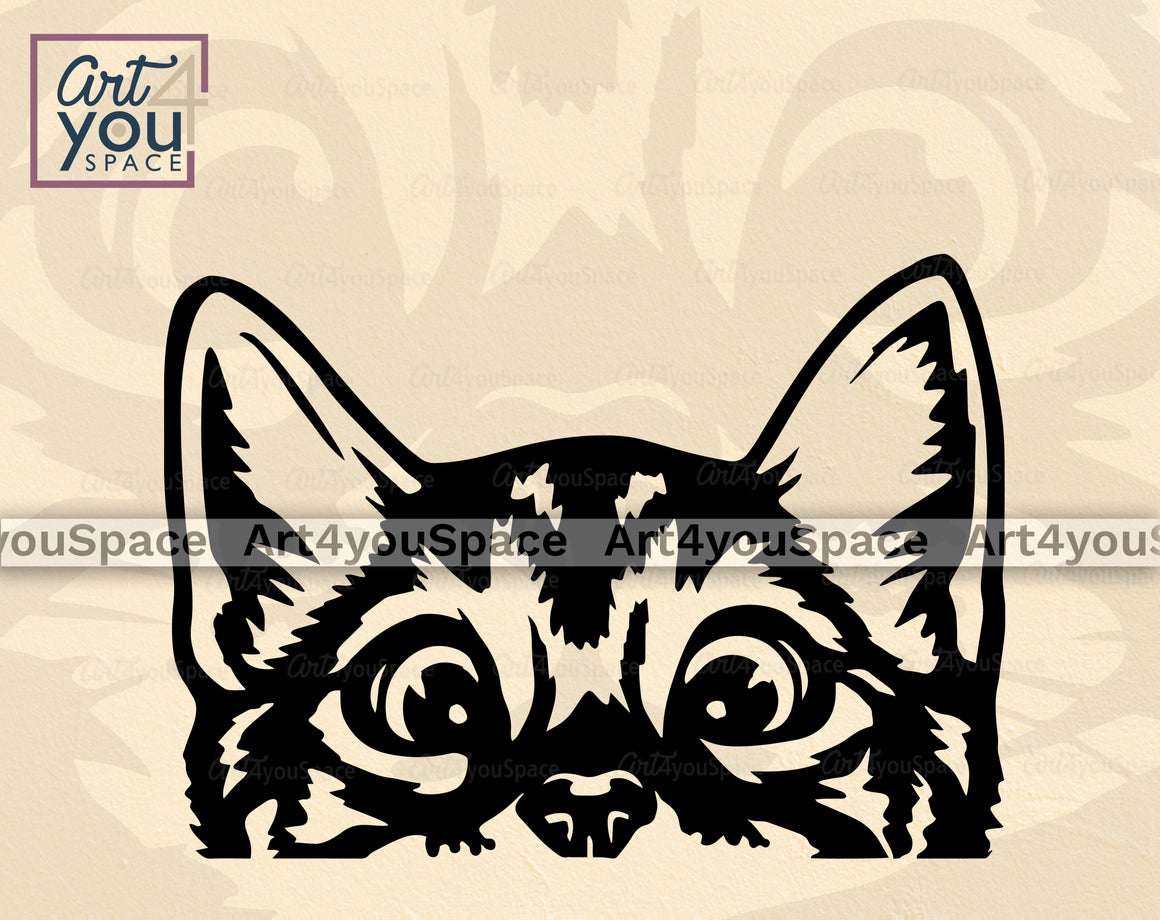 Buy Little Cute kitty SVG, DXF, PNG – Art4youSpace