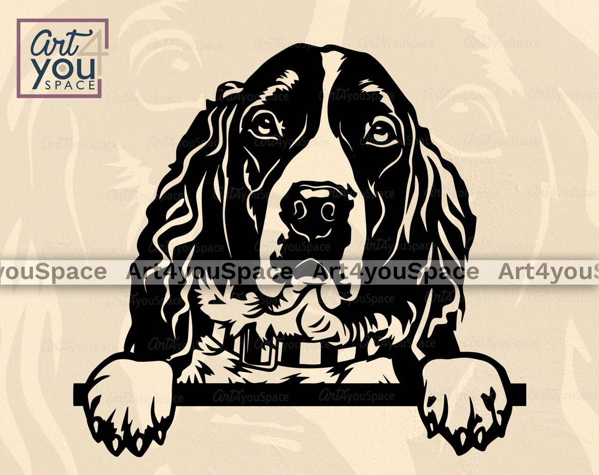 Buy English Springer Spaniel SVG, DXF, PNG – Art4youSpace