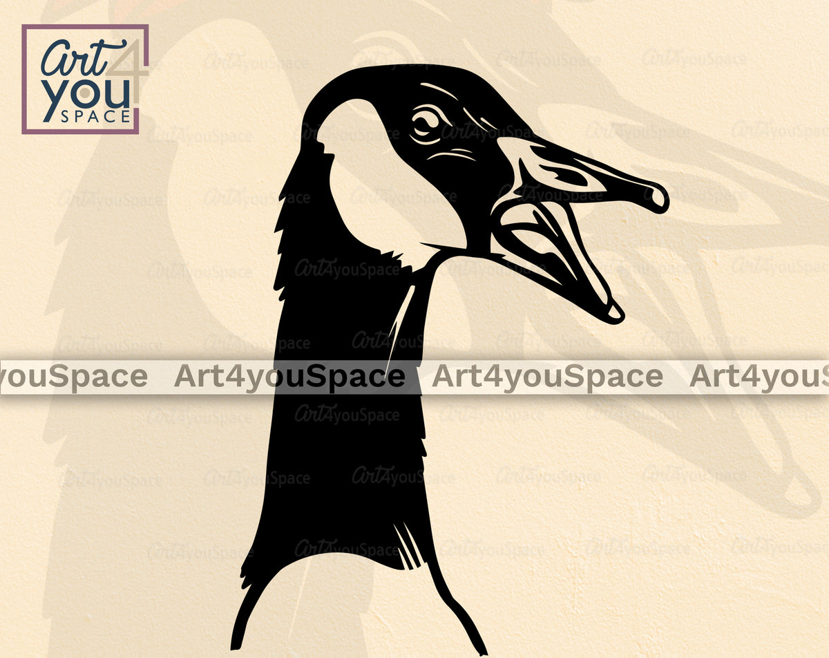 Buy Canadian Goose with bandana SVG, DXF, PNG – Art4youSpace