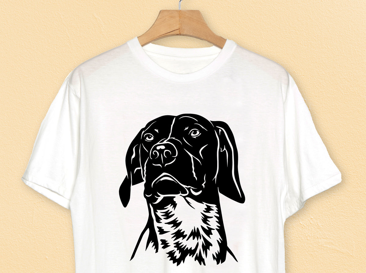 Buy Cute German Shorthaired Pointer face SVG, DXF, PNG – Art4youSpace