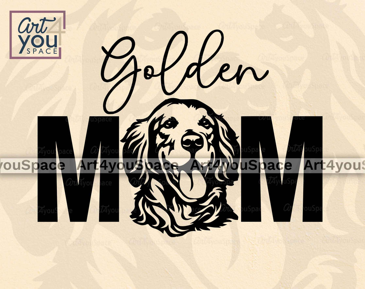 Buy Golden Mom SVG, DXF, PNG – Art4youSpace