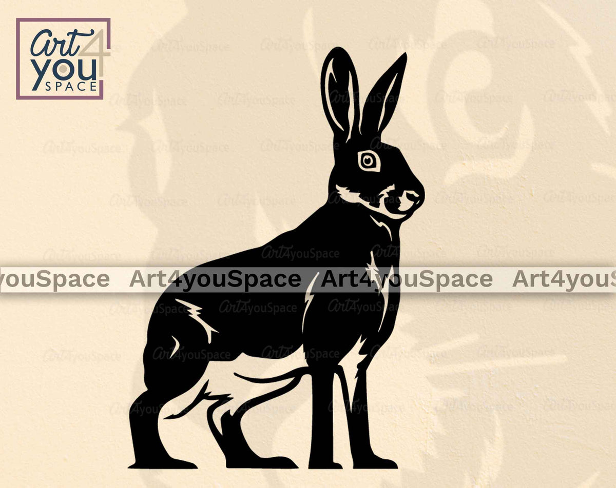 Buy Hare SVG, DXF, PNG – Art4youSpace