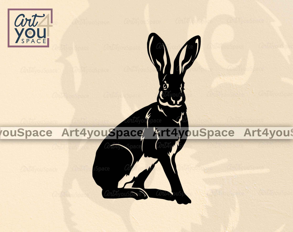 Buy Hare SVG, DXF, PNG – Art4youSpace