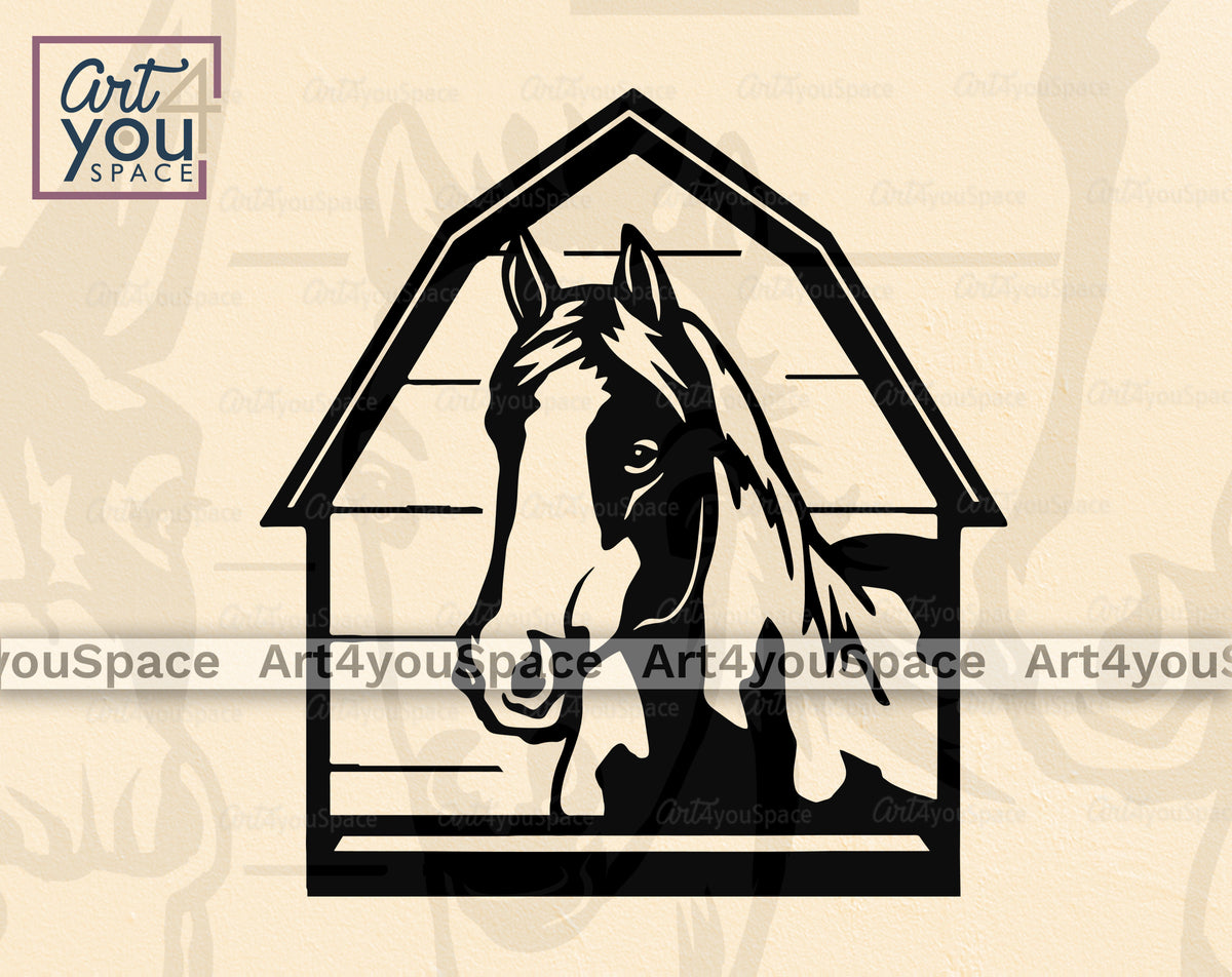 Buy Donkey Pony Horse SVG, DXF, PNG – Art4youSpace