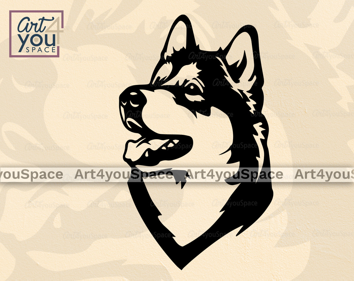 Buy Husky SVG, DXF, PNG – Art4youSpace
