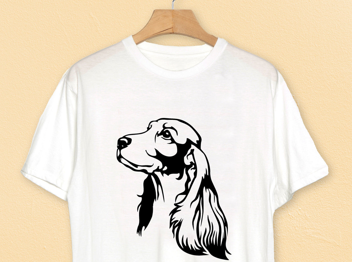 Buy English Cocker Spaniel profile SVG, DXF, PNG – Art4youSpace