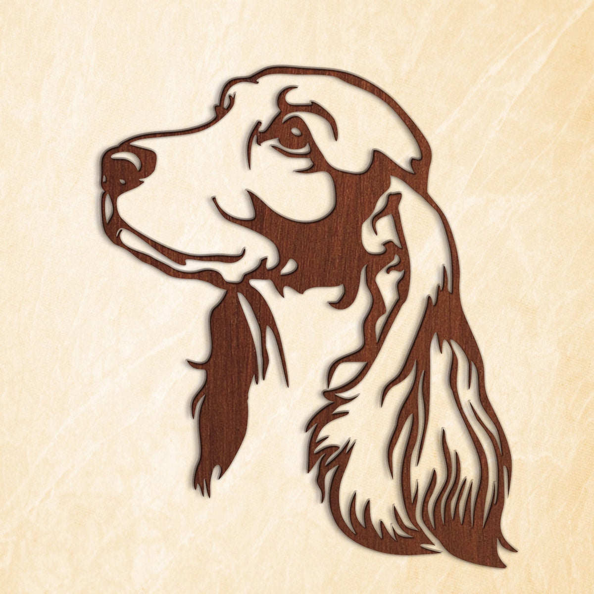 Buy English Cocker Spaniel profile SVG, DXF, PNG – Art4youSpace