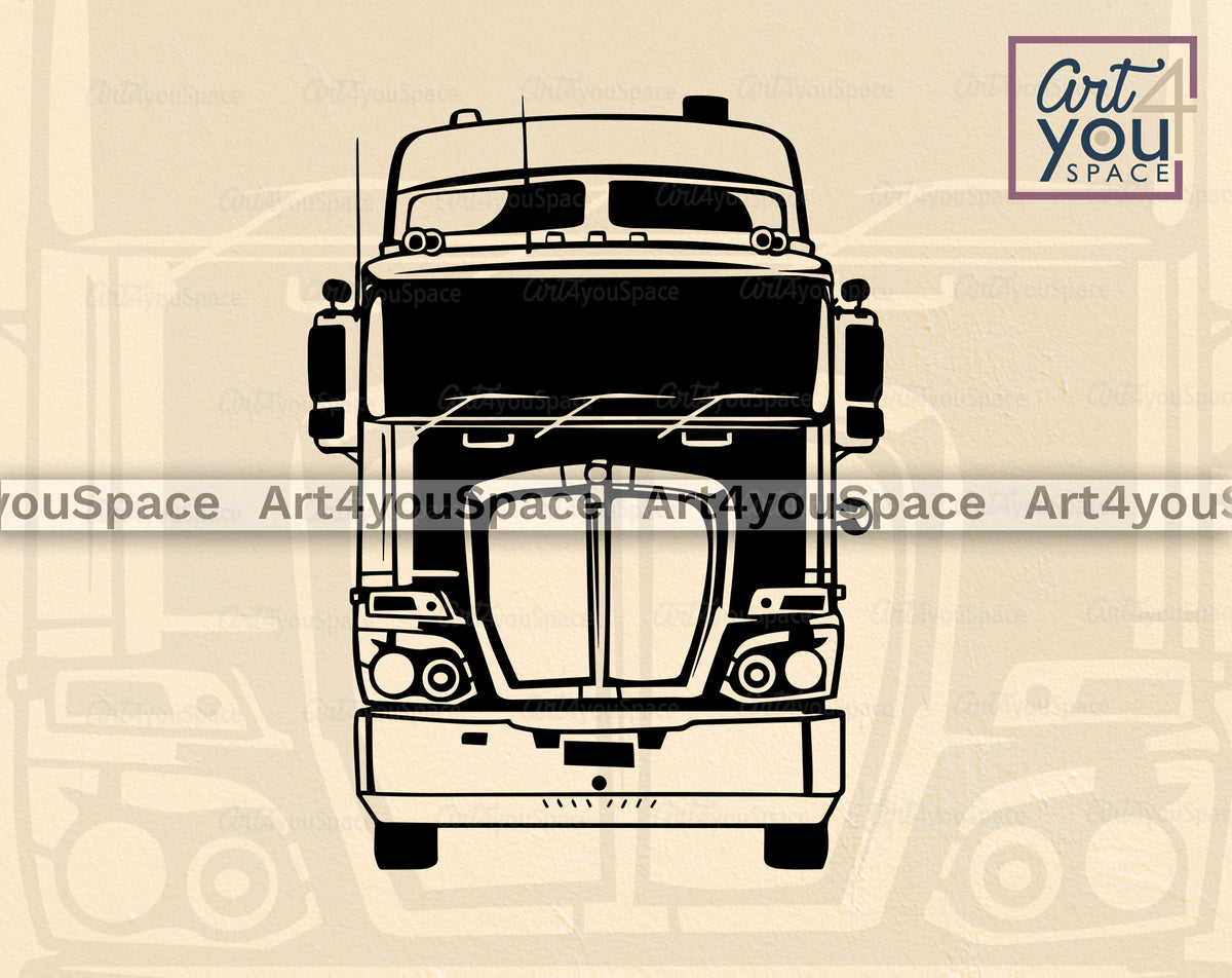 Buy Kenworth Truck SVG, DXF, PNG – Art4youSpace