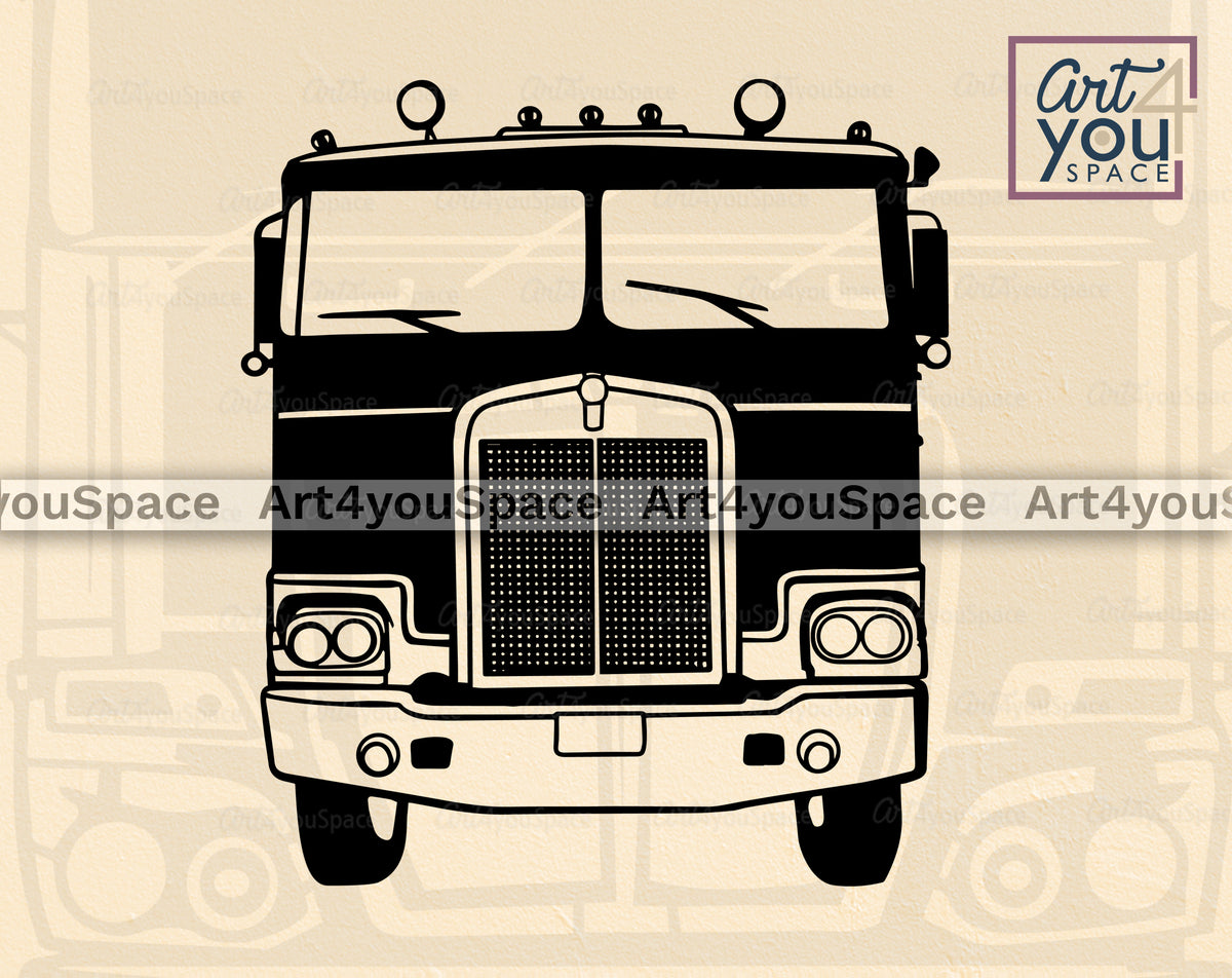 Buy Kenworth Truck SVG, DXF, PNG – Art4youSpace