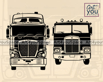 Buy Kenworth Truck SVG, DXF, PNG – Art4youSpace