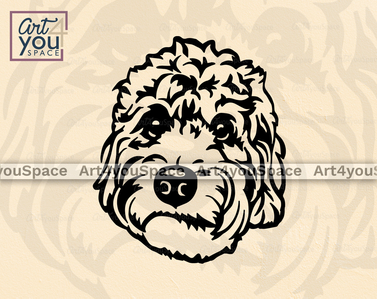 Buy Mini Golden Doodle Svg SVG, DXF, PNG – Art4youSpace