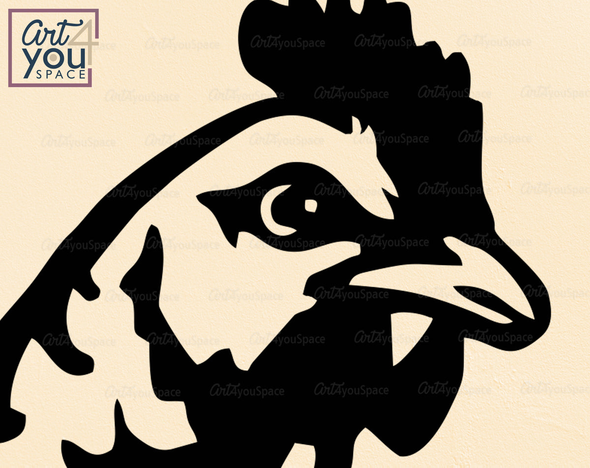 Buy Chicken SVG, DXF, PNG – Art4youSpace