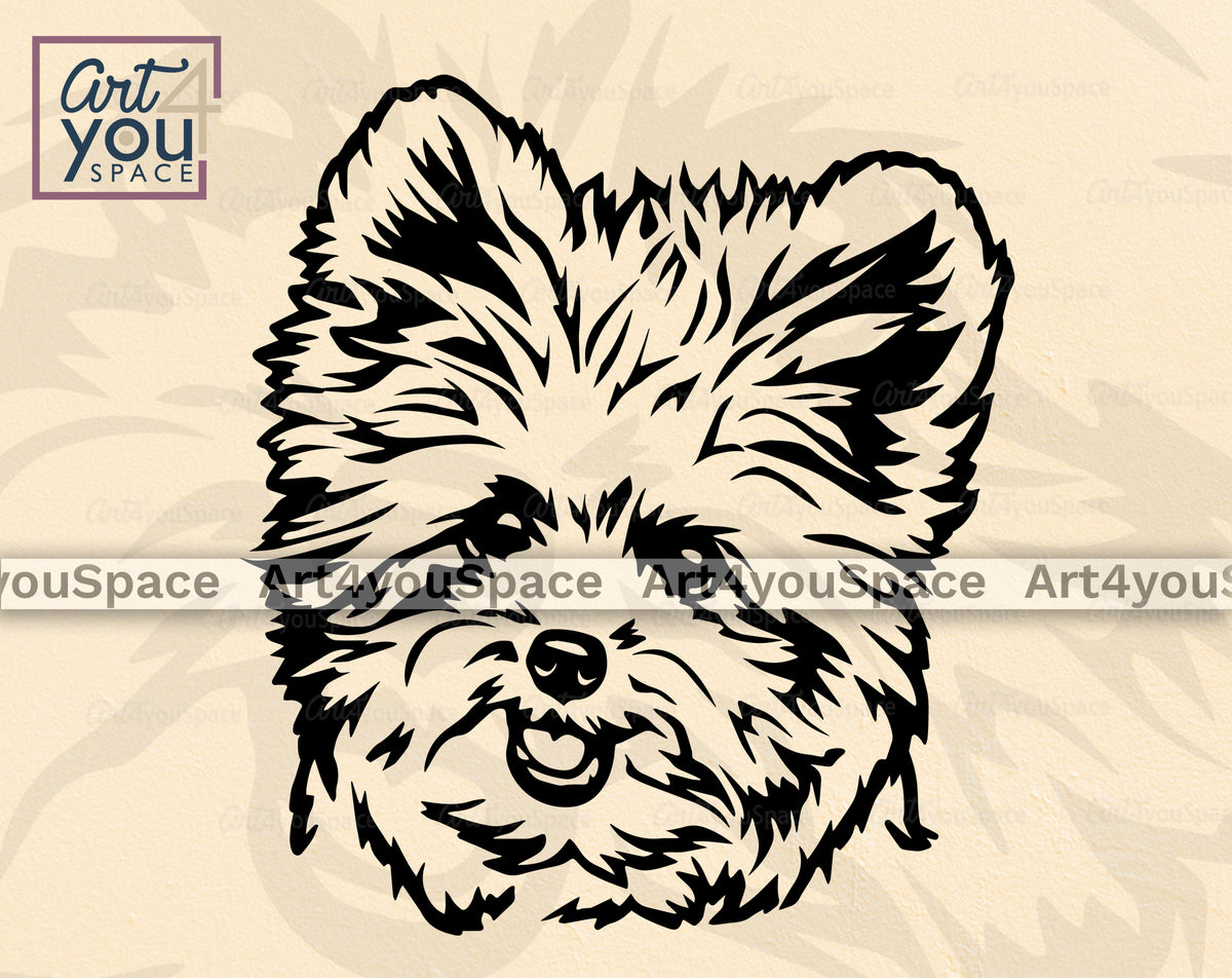 Buy Pomapoo Dog SVG, DXF, PNG – Art4youSpace