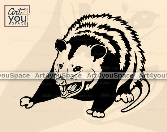 Buy Creaming Possum SVG, DXF, PNG – Art4youSpace