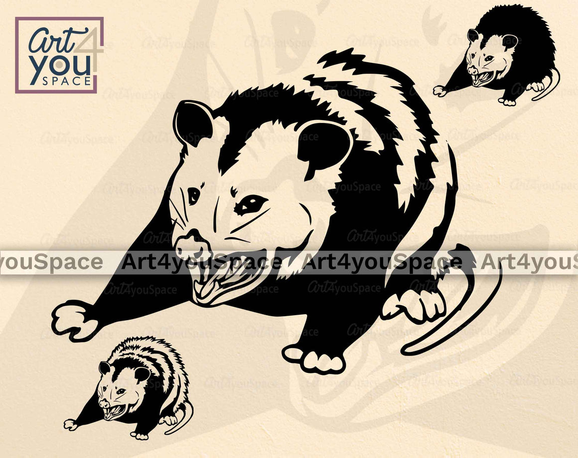 Buy Creaming Possum SVG, DXF, PNG – Art4youSpace