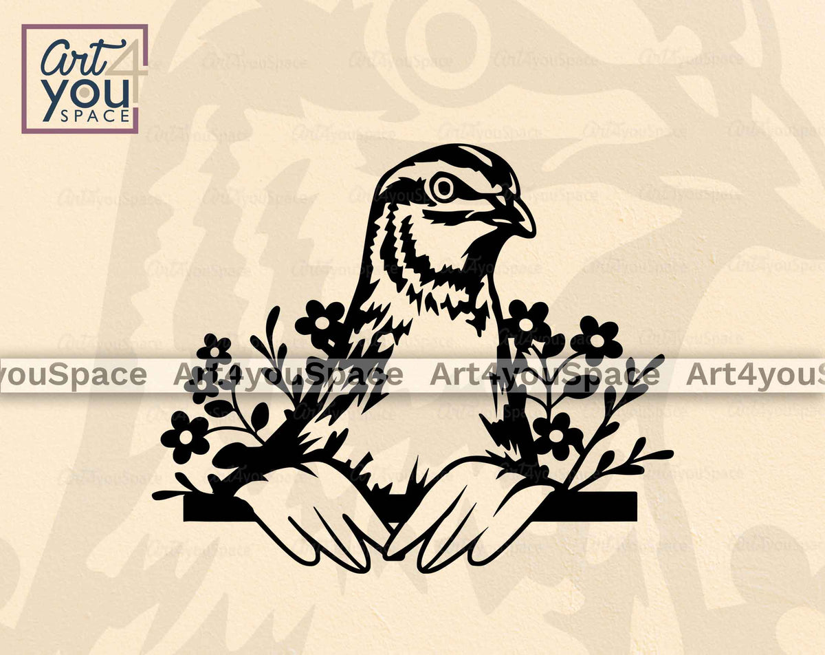 Buy Quial SVG, DXF, PNG – Art4youSpace