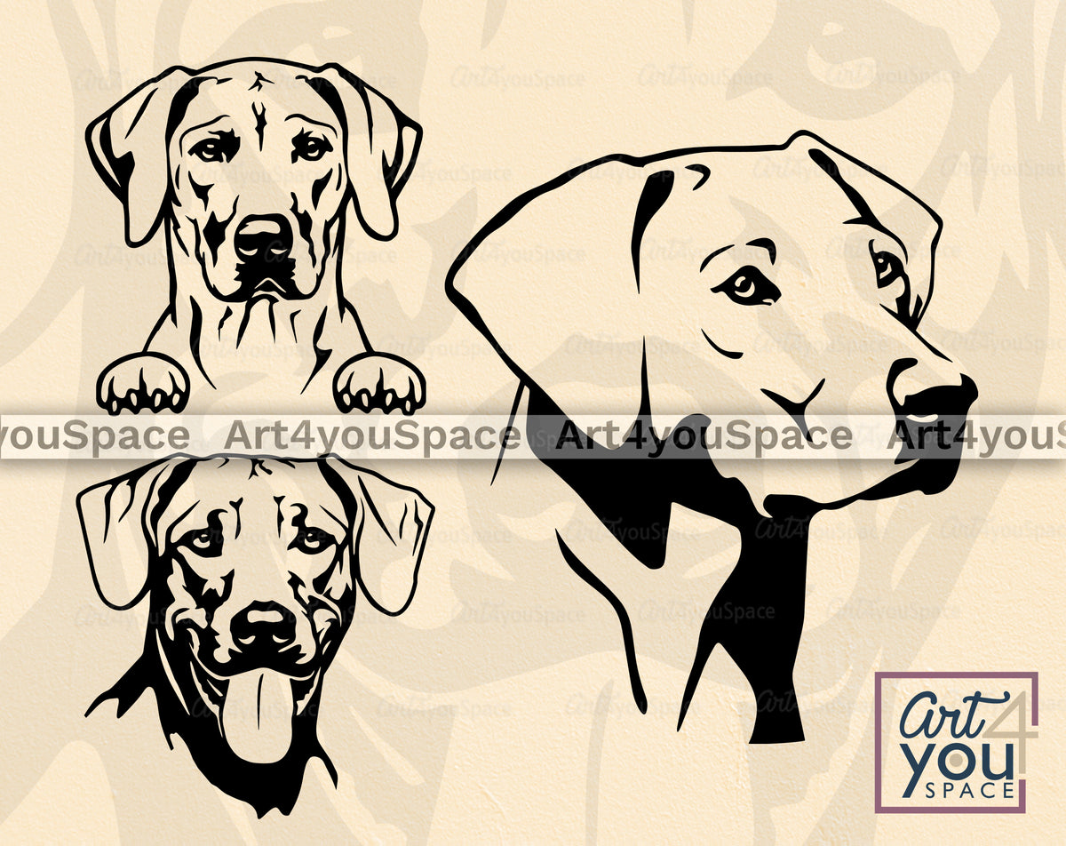 Buy Rhodesian Ridgeback SVG, DXF, PNG – Art4youSpace