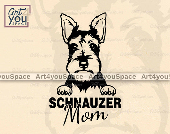 Buy Mini Schnauzer SVG, DXF, PNG – Art4youSpace