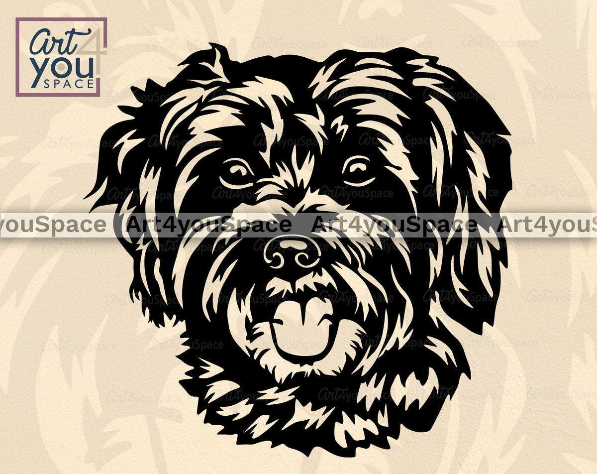 Buy Schnoodle Face SVG, DXF, PNG – Art4youSpace