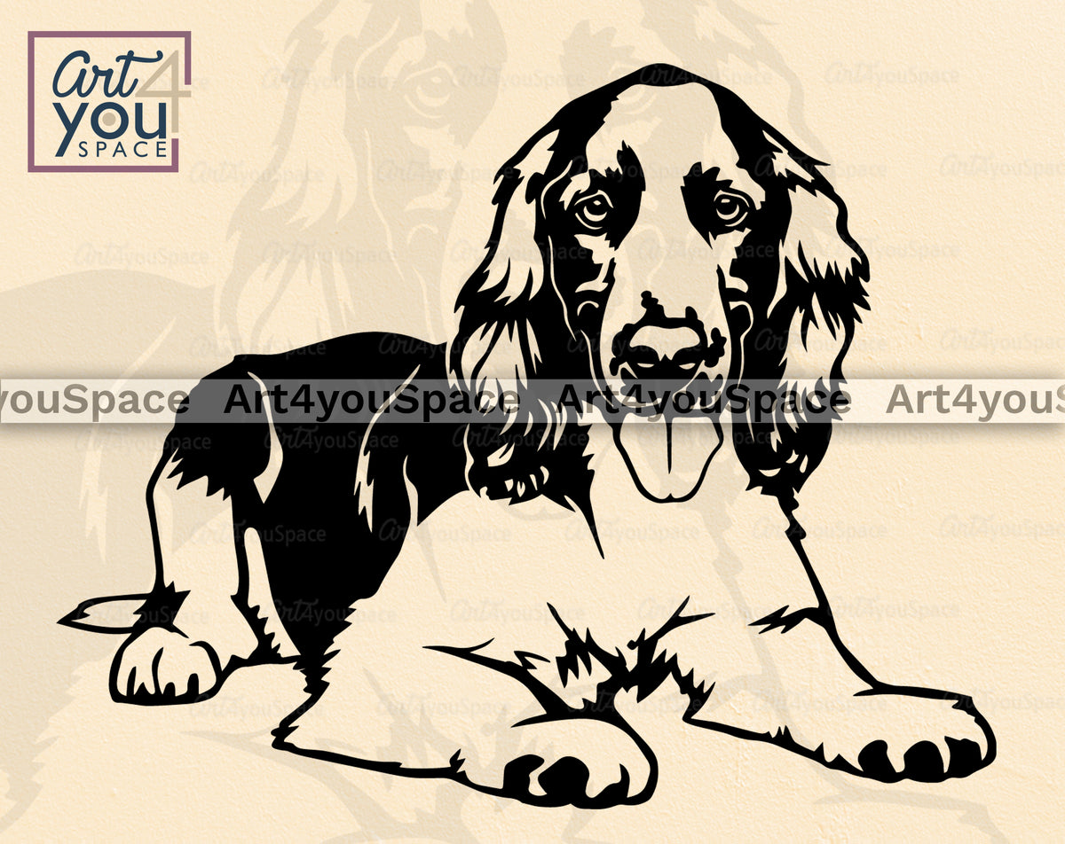 Buy Welsh Springer Spaniel SVG, DXF, PNG – Art4youSpace